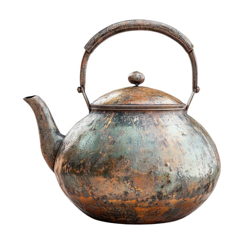 PNG Old Rusted Tea Cattle on Transparent Background - Ai Generated ...