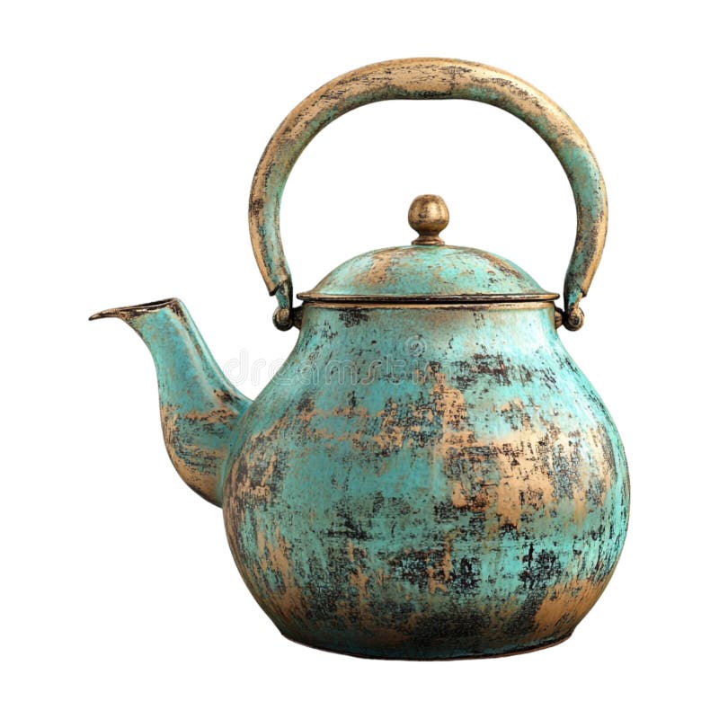 PNG Old Rusted Tea Cattle on Transparent Background - Ai Generated ...