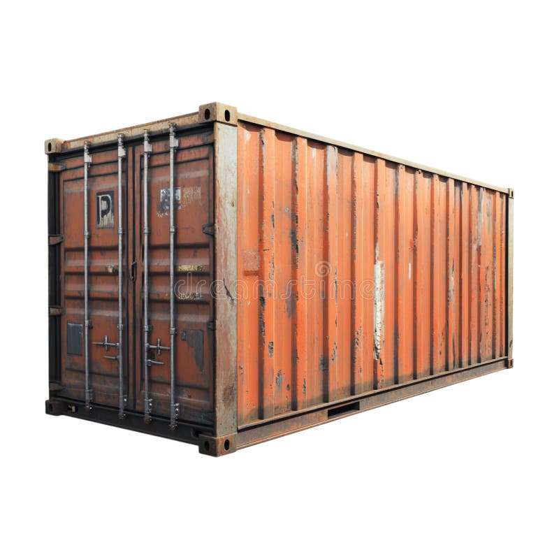 Shipping Container on Transparent Background - Ai Generated Stock ...