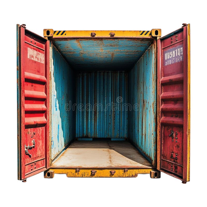 Shipping Container on Transparent Background - Ai Generated Stock ...