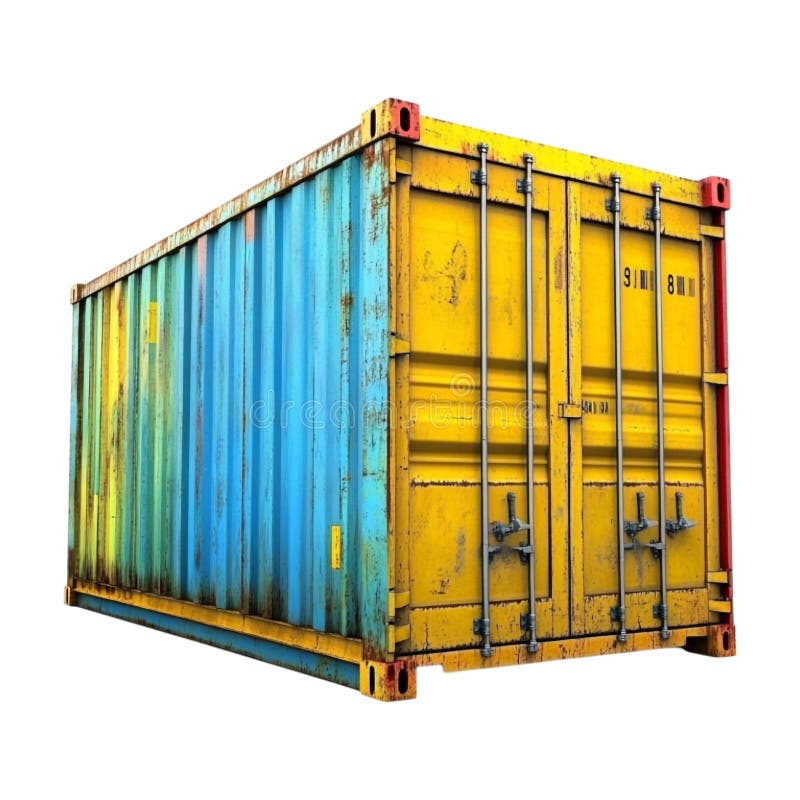 PNG Open Shipping Container on Transparent Background Stock ...