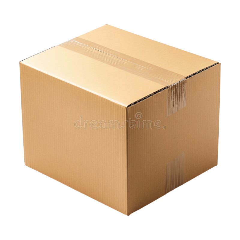 PNG Packed Delivery Box on Transparent Background - Ai Generated Stock ...
