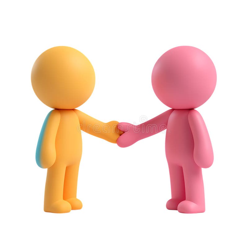 PNG Partnership Collaboration Teamwork 3D Render of Handshake Against ...