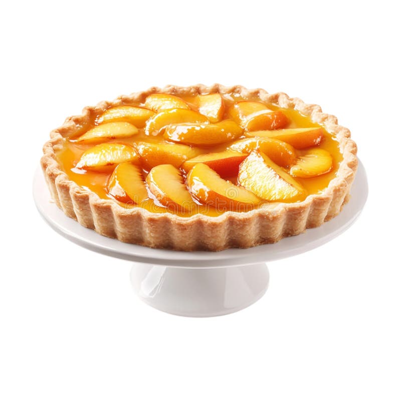 PNG Peach Cake on Transparent Background - Ai Generated Stock ...