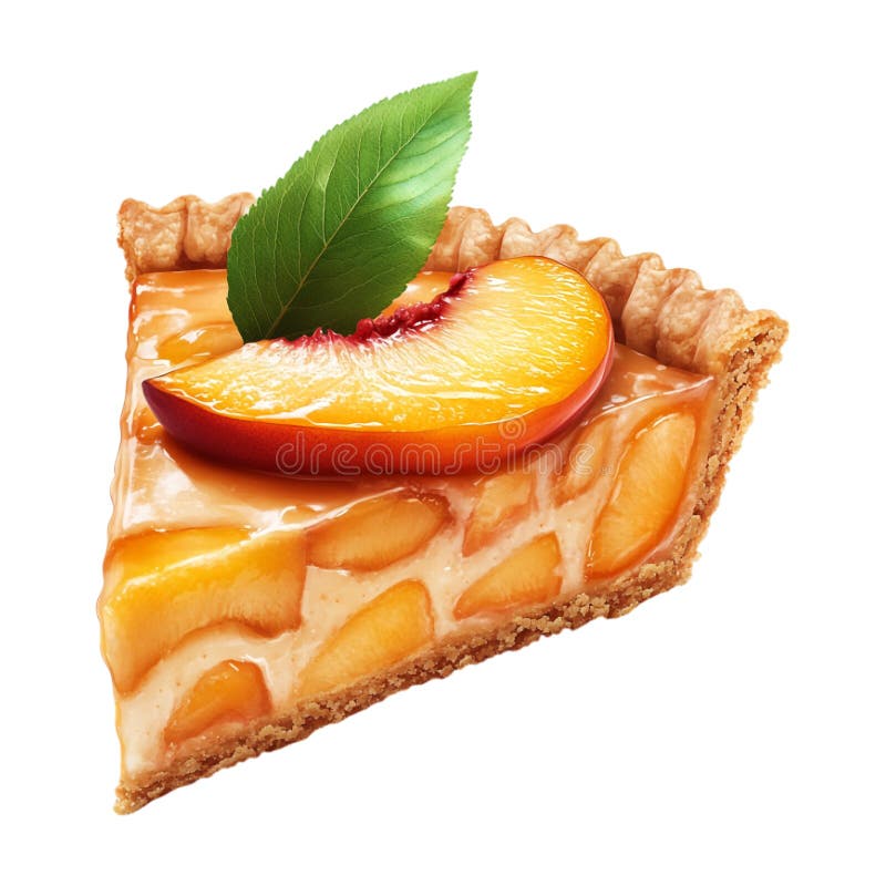 PNG Peach Cake on Transparent Background - Ai Generated Stock ...