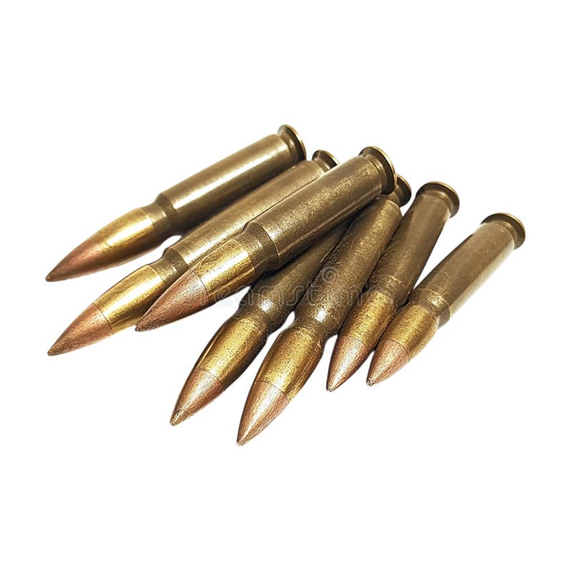 PNG Pile of Bullets on Transparent Background Stock Illustration ...