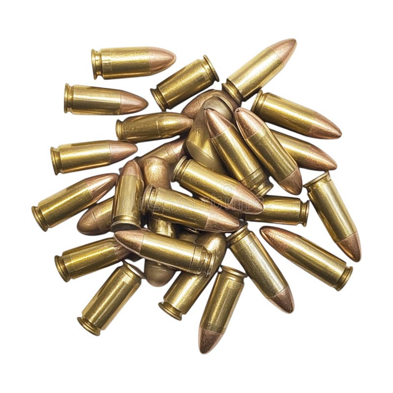 PNG Pile of Bullets on Transparent Background Stock Illustration ...