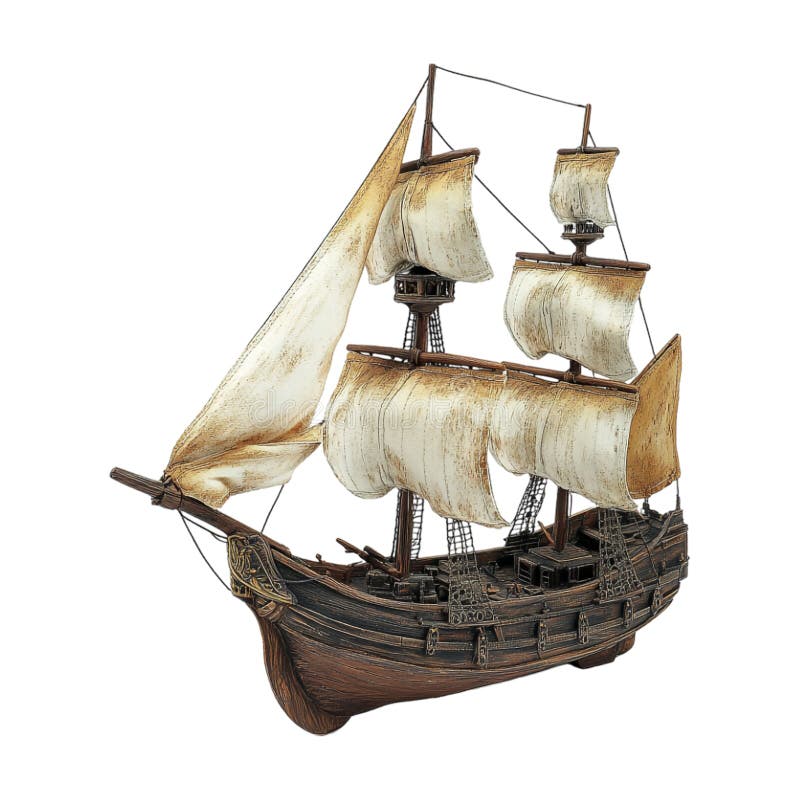 PNG Pirate Ship on Transparent Background - Ai Generated Stock ...