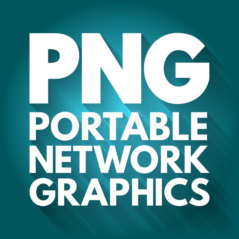 PNG - Portable Network Graphics Acronym, Technology Concept Background ...