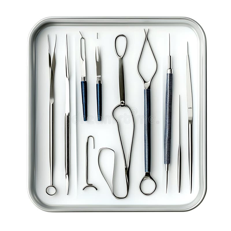 PNG Proper Organization of Suture Tray Against Transparent Background ...
