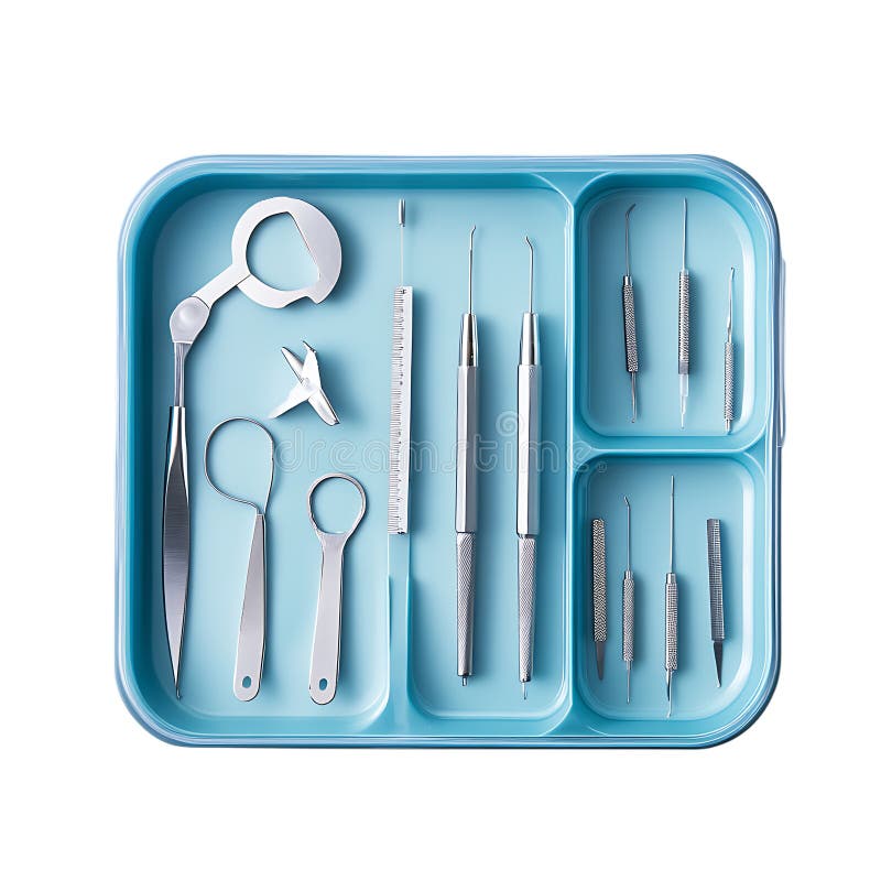 PNG Proper Organization of Suture Tray Against Transparent Background ...