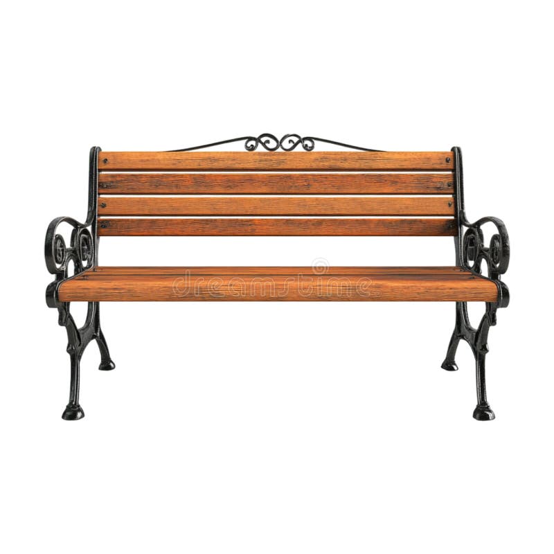 PNG Public Sitting Bench in Park on Transparent Background - Ai ...