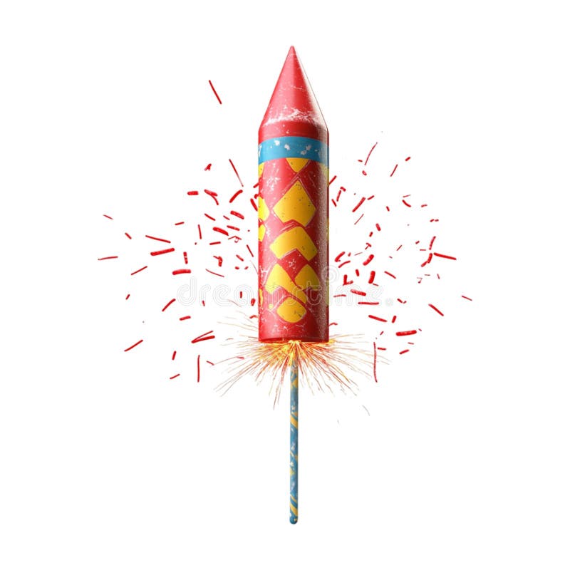 Pyrotechnics and Fireworks Vector. Stock Vector - Illustration of burn ...