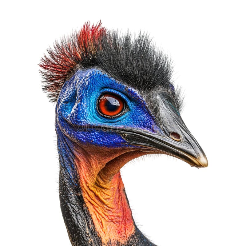 PNG Realism of a Cassowary on Transparent Background - Ai Generated ...