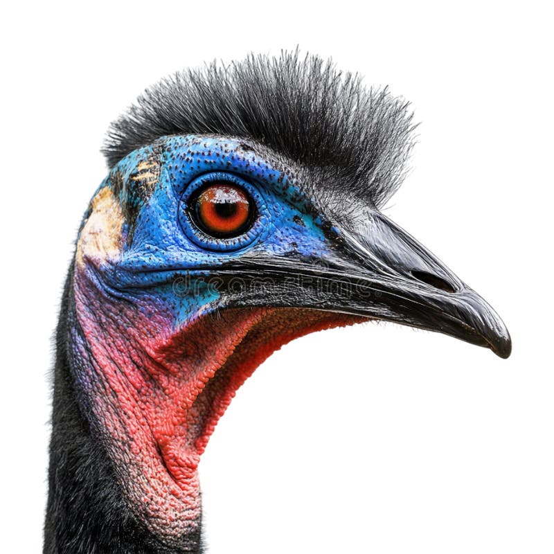 PNG Realism of a Cassowary on Transparent Background - Ai Generated ...