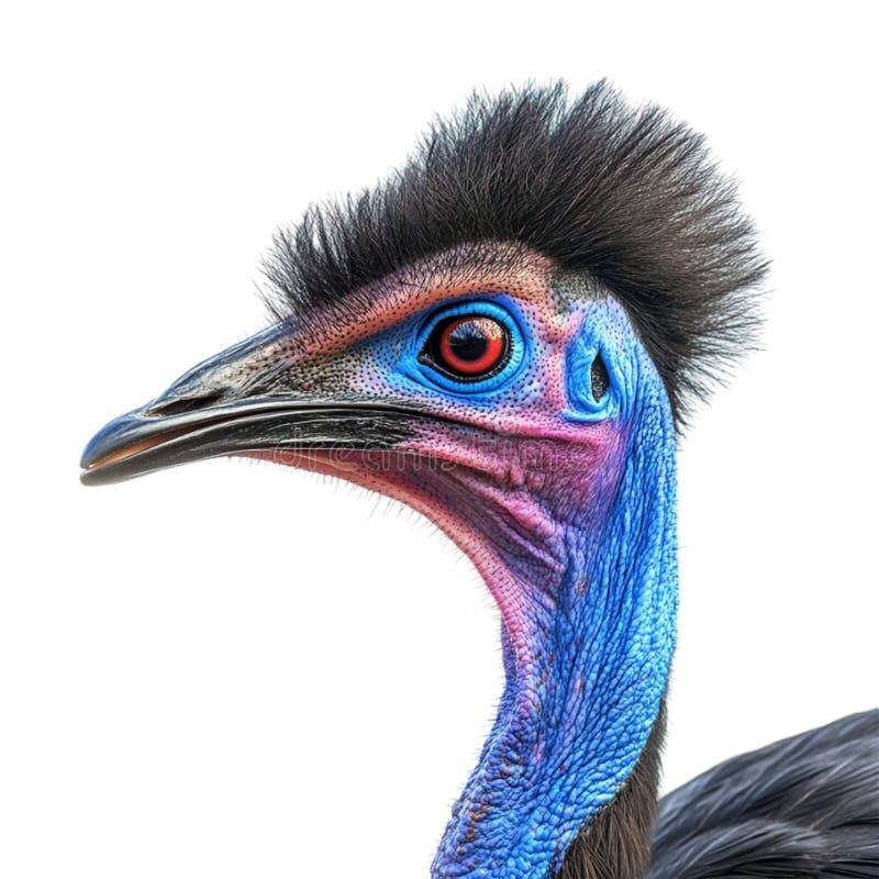 PNG Realism of a Cassowary on Transparent Background - Ai Generated ...