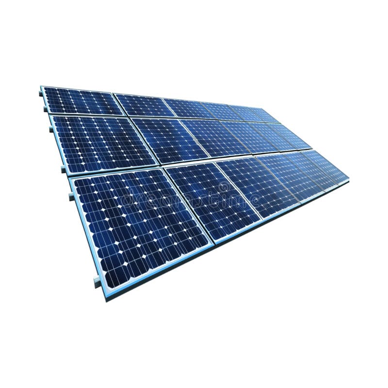 PNG Realistic HighEfficiency Solar Panel Array on Transparent ...