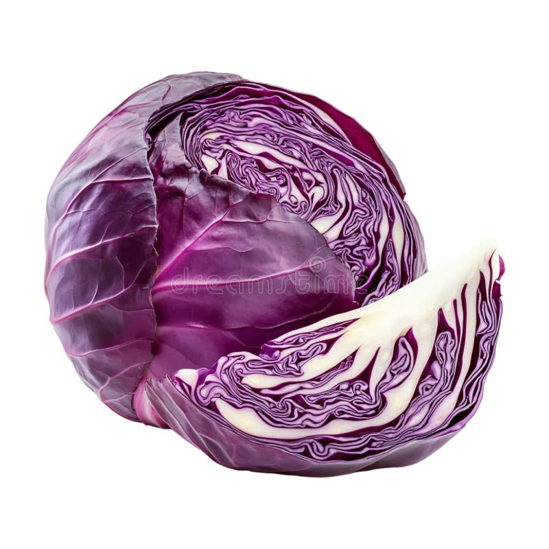 PNG Red Cabbage Slice on Transparent Background - Ai Generated Stock ...