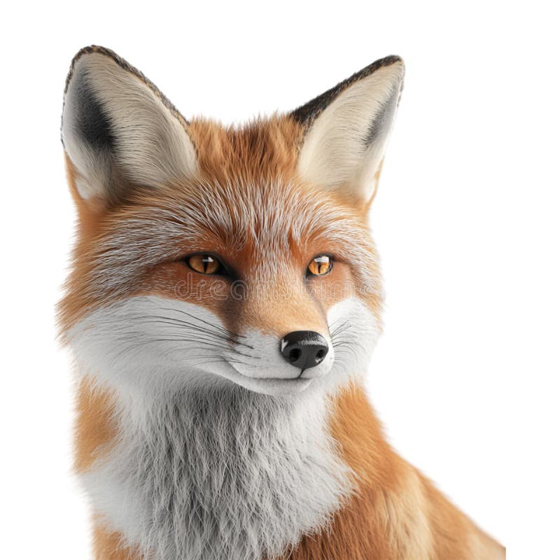 PNG Red Fox Sitting on Transparent Background Stock Illustration ...
