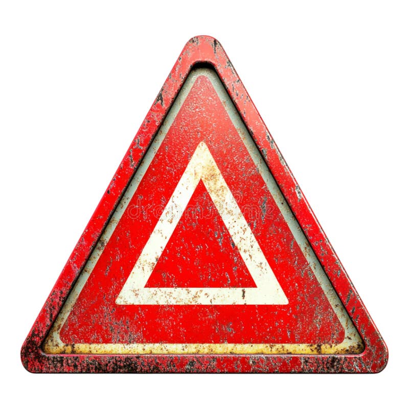 PNG Red Warning Sign Against Transparent Background Stock Illustration ...