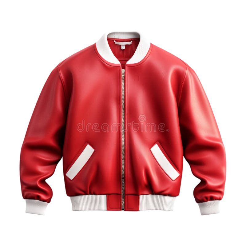 PNG Red Winter Long Sleeves Jacket on Transparent Background - Ai ...