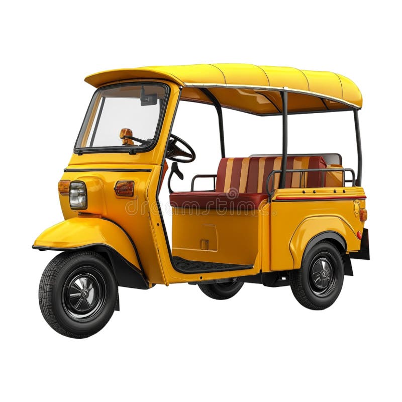 PNG Rickshaw Indian Traditional on Transparent Background - Ai ...