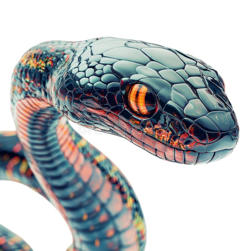 PNG Robotic Snake Head on Transparent Background Stock Illustration ...
