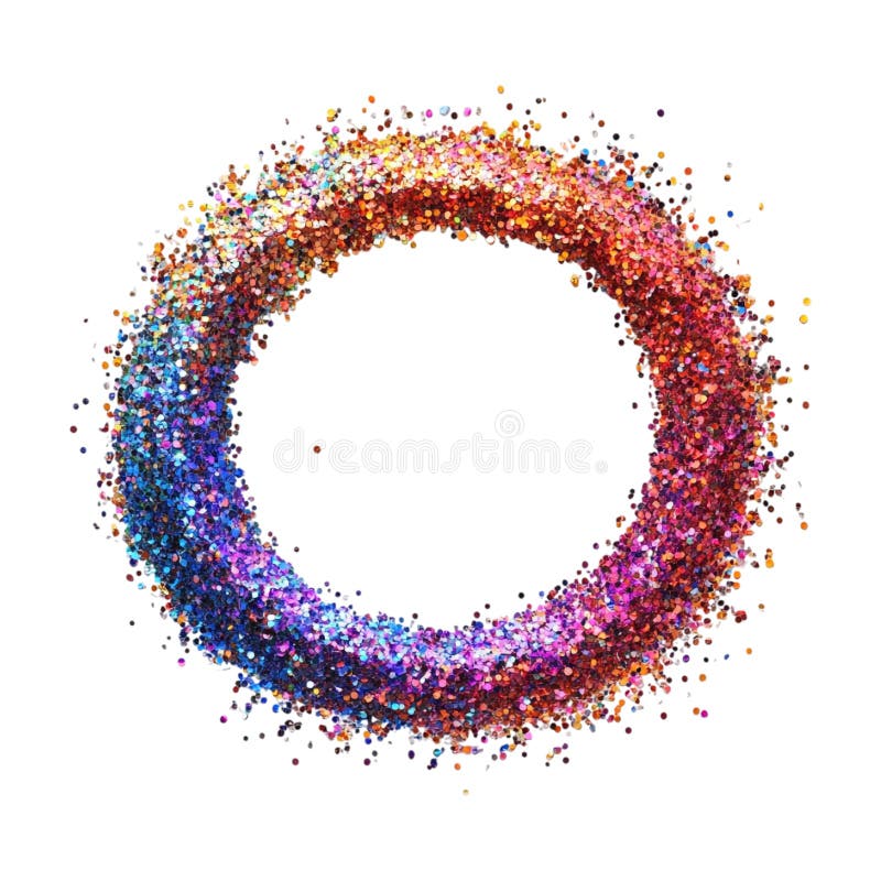 PNG Round Glitter Button on Transparent Background - Ai Generated Stock ...
