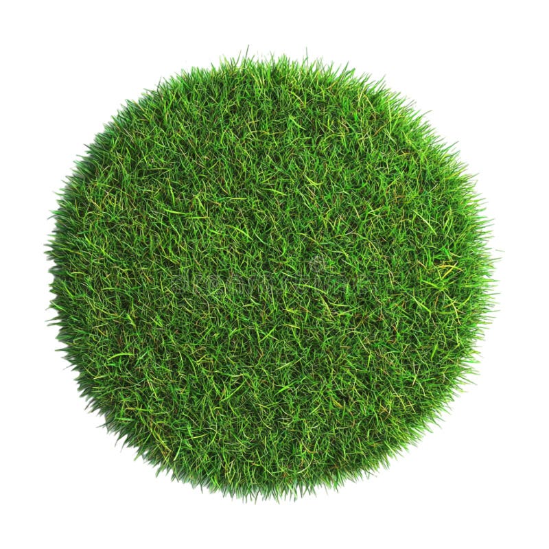 PNG Round Grass Piece on Transparent Background - Ai Generated Stock ...