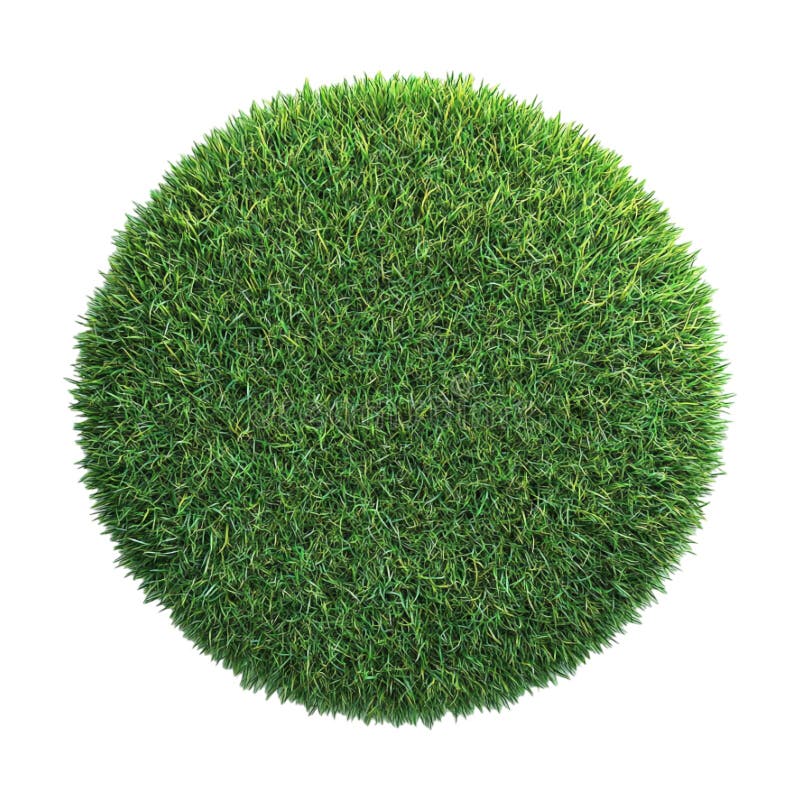 PNG Round Grass Piece on Transparent Background - Ai Generated Stock ...