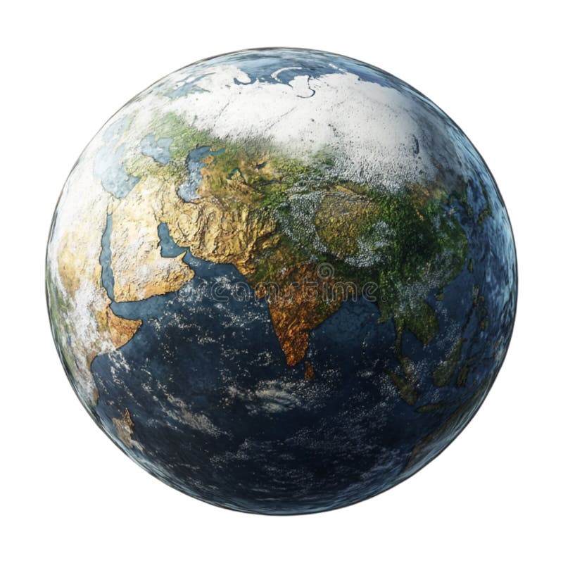 PNG Round Green Earth Globe on Transparent Background - Ai Generated ...