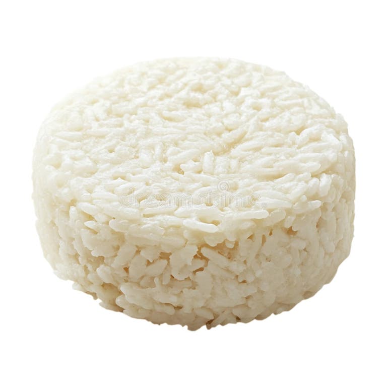 PNG Round Stack of White Rice on Transparent Background - Ai Generated ...