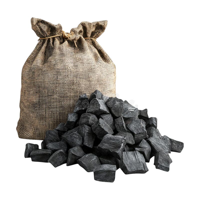 PNG Sack of Coal on Transparent Background Stock Illustration ...