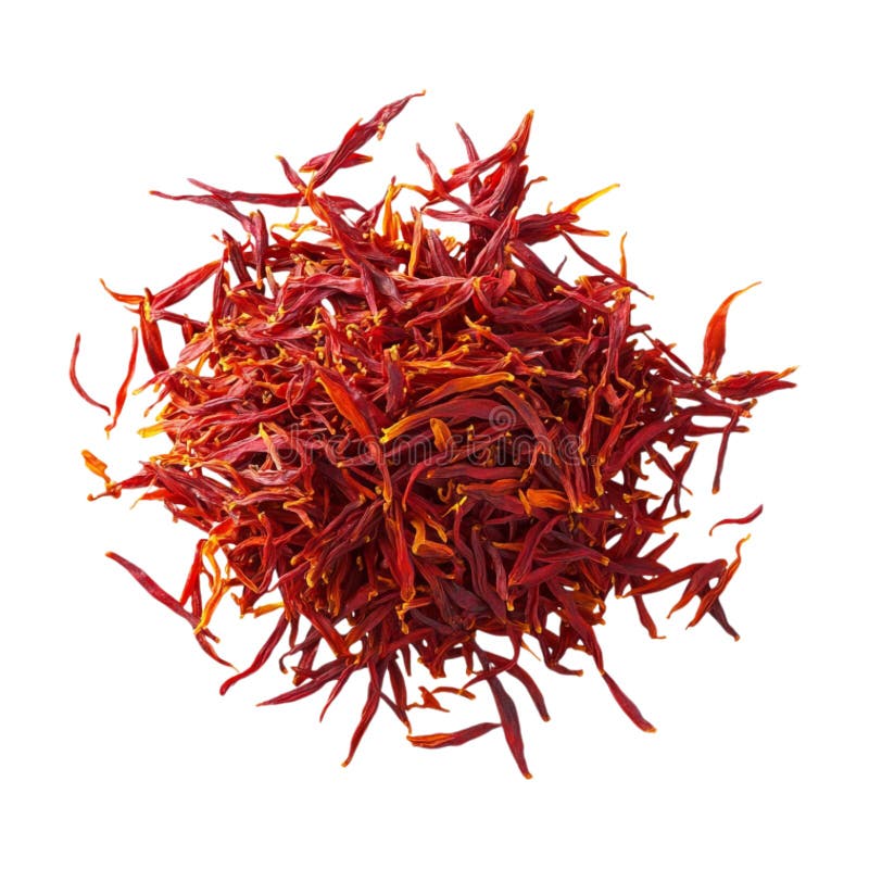 PNG Saffron on Transparent Background - Ai Generated Stock Illustration ...