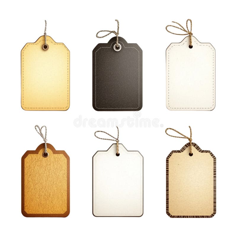 PNG Set of Tag Badge on Transparent Background - Ai Generated Stock ...