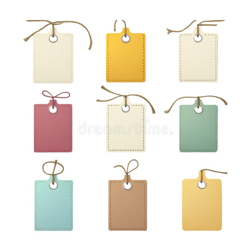 PNG Set of Tag Badge on Transparent Background - Ai Generated Stock ...