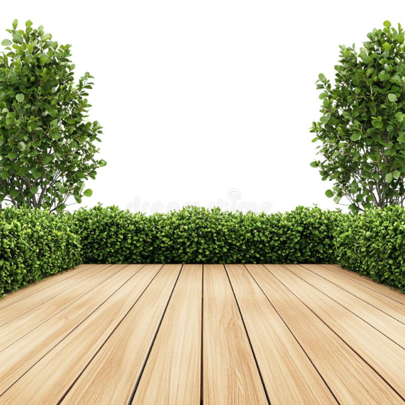 PNG Shrub Tree Footer Border on Transparent Background - Ai Generated ...