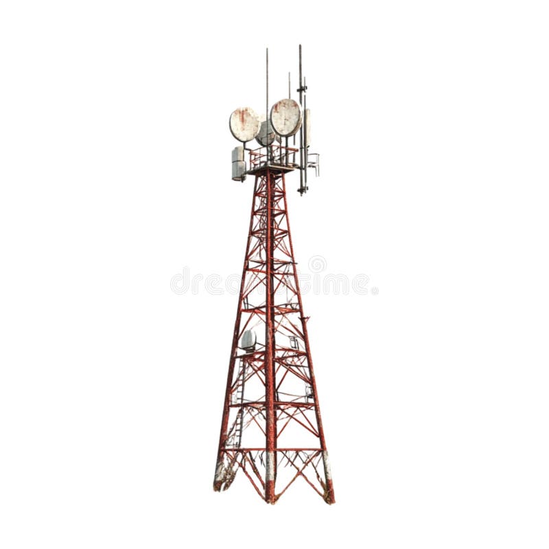 PNG Signal Tower on Transparent Background - Ai Generated Stock ...