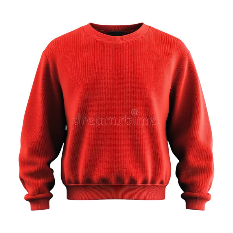 PNG Simple Red Sweater on Transparent Background Stock Illustration ...