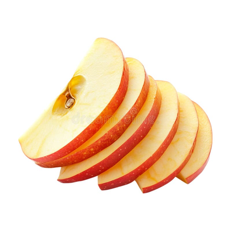 PNG Sliced Apple on Transparent Background Stock Illustration ...