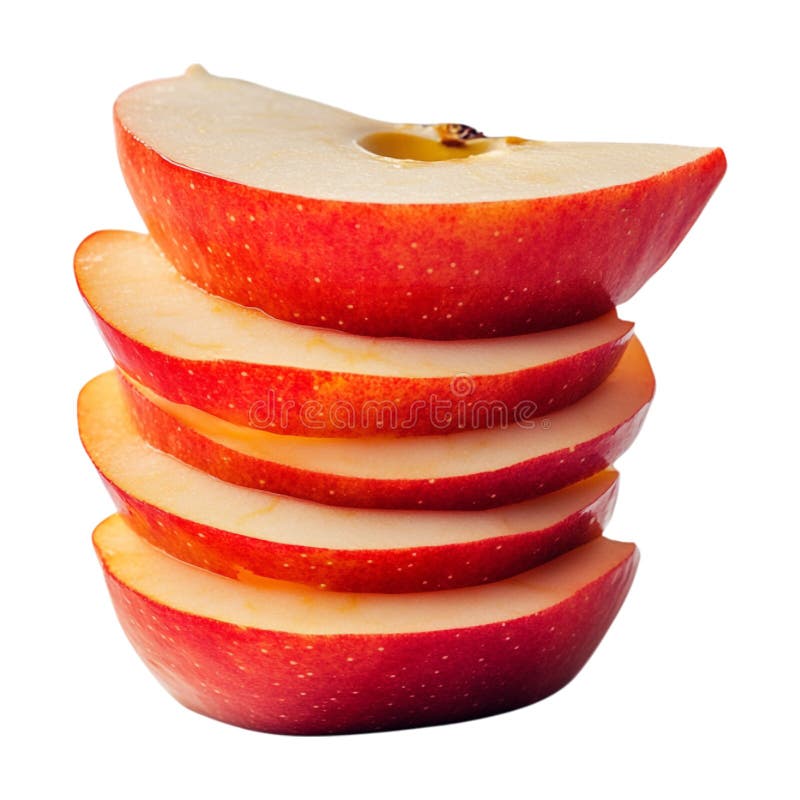 PNG Sliced Apple on Transparent Background Stock Illustration ...