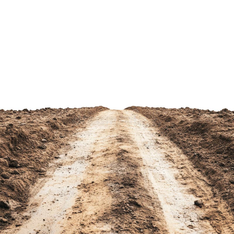 PNG Soil Road on Transparent Background - Ai Generated Stock ...