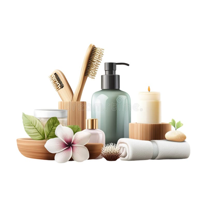 PNG Spa Different Items Set on Transparent Background - Ai Generated ...