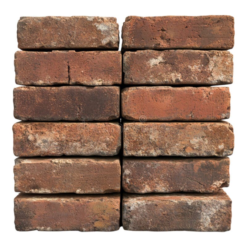 PNG Stack of Bricks Against Transparent Background Stock Illustration ...