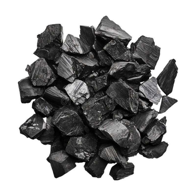 PNG Stack of Coal Pieces on Transparent Background - Ai Generated Stock ...