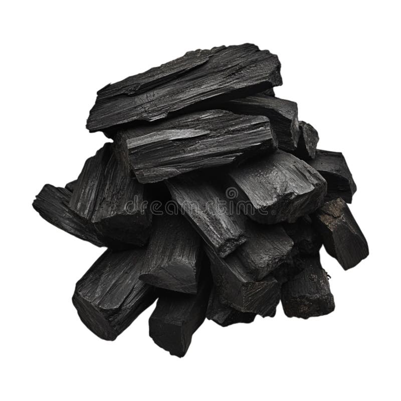 PNG Stack of Coal Pieces on Transparent Background - Ai Generated Stock ...