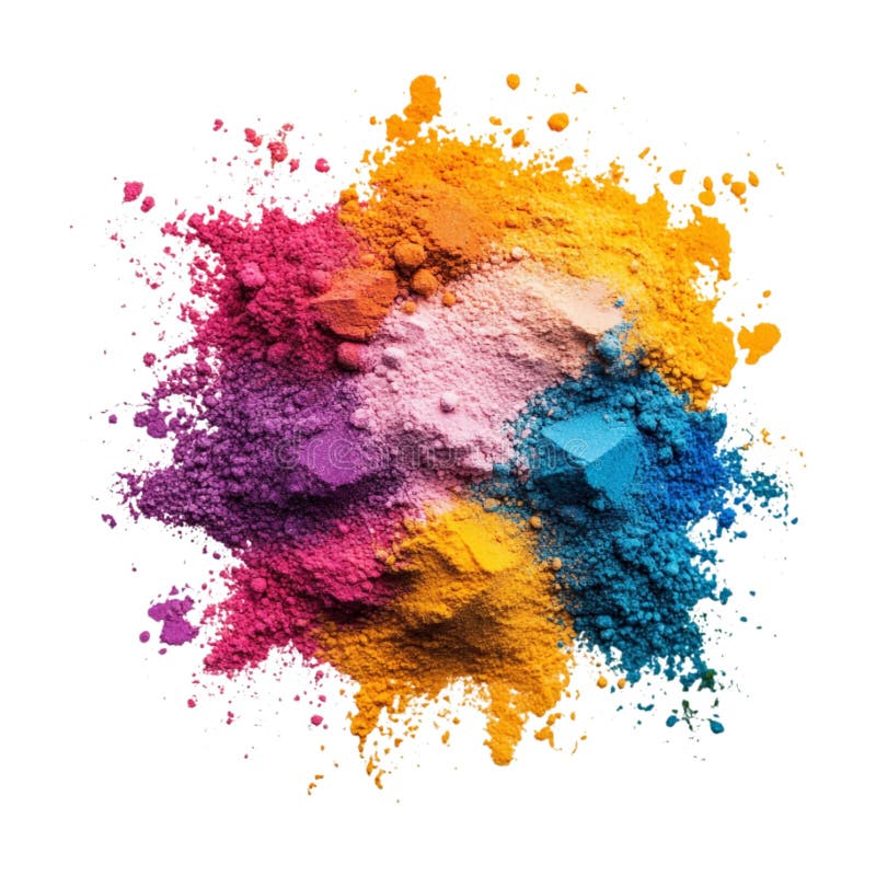 PNG Stack of Colorful Powder on Transparent Background - Ai Generated ...