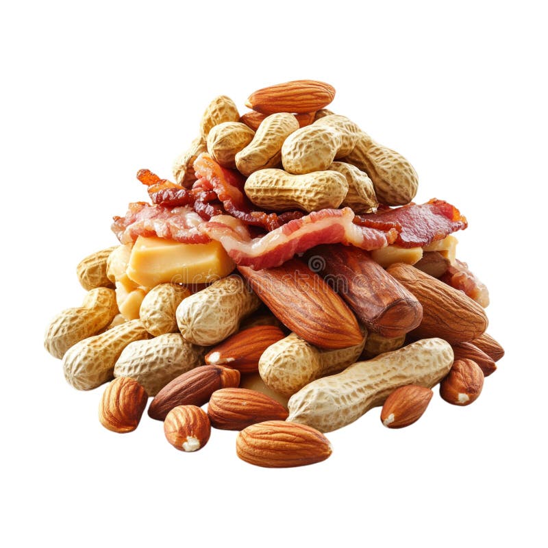 PNG Stack of Different Kind of Dry Fruits on Transparent Background ...
