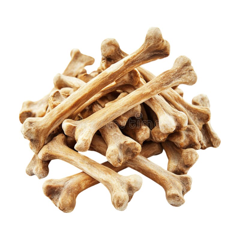 PNG Stack of Dog Bones on Transparent Background - Ai Generated Stock ...