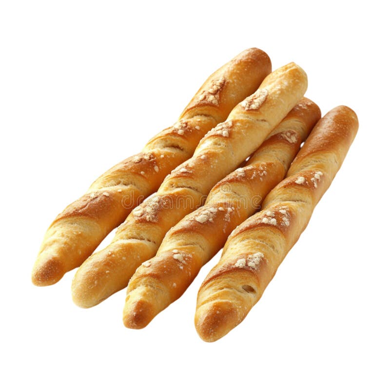 PNG Stack of Long Breads Bakes on Transparent Background - Ai Generated ...